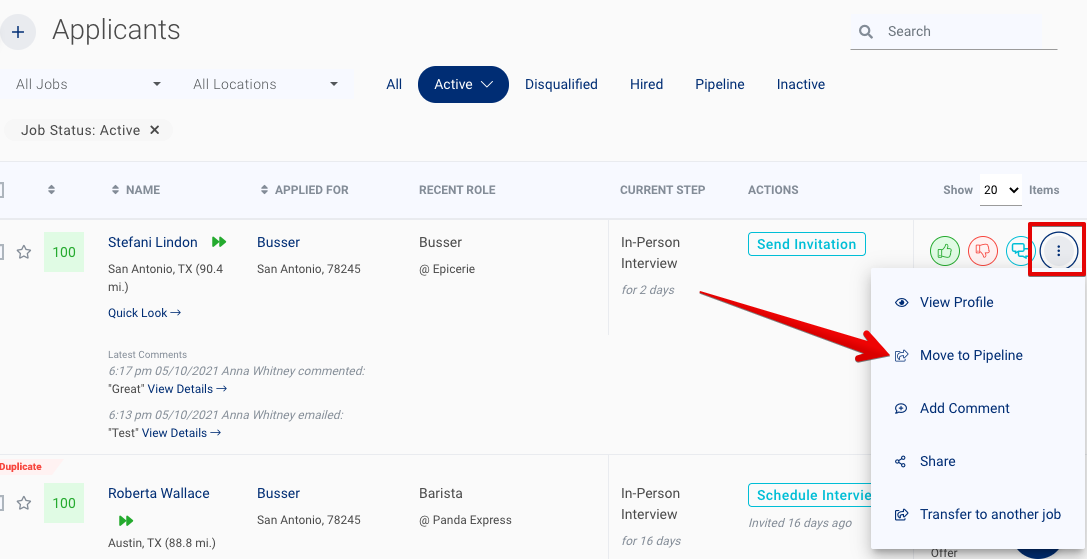 Managing your hiring pipeline